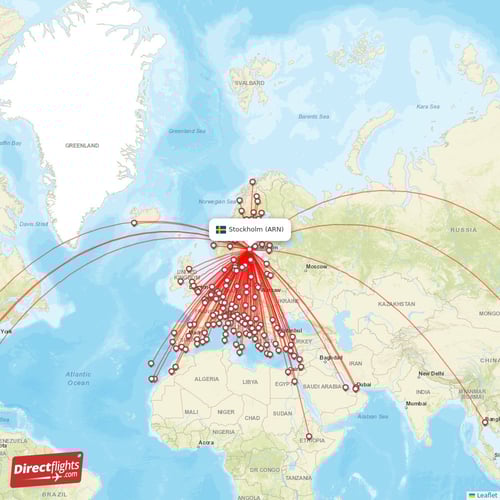 Find the best direct flight to Stockholm, Sweden - Directflights.com