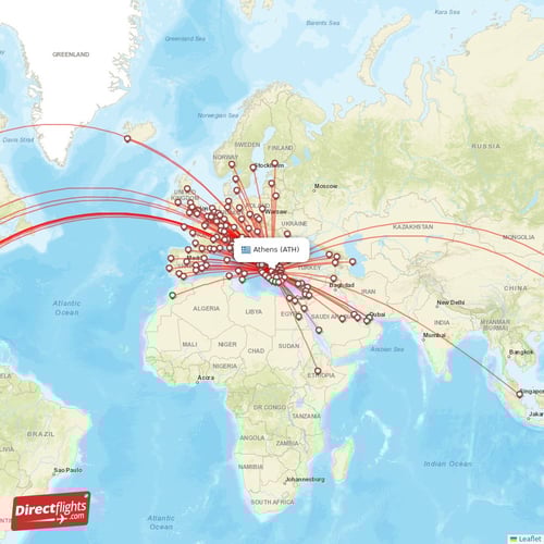 Find the best direct flight to Athens, Greece - Directflights.com