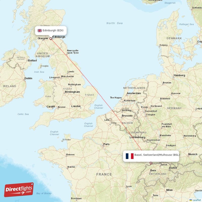 Direct flights from Basel, Switzerland/Mulhouse to Edinburgh, BSL to ...