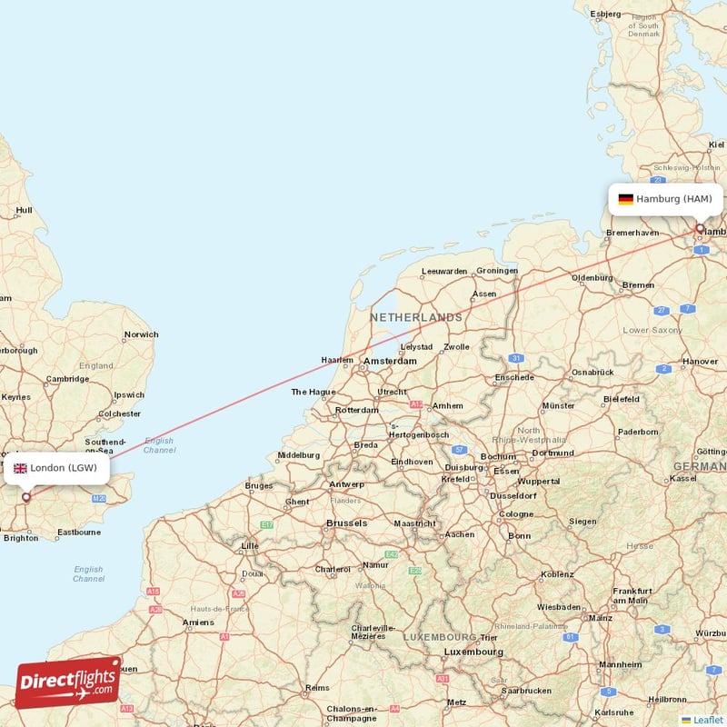 Direct flights from Hamburg to London, HAM to LGW non-stop ...