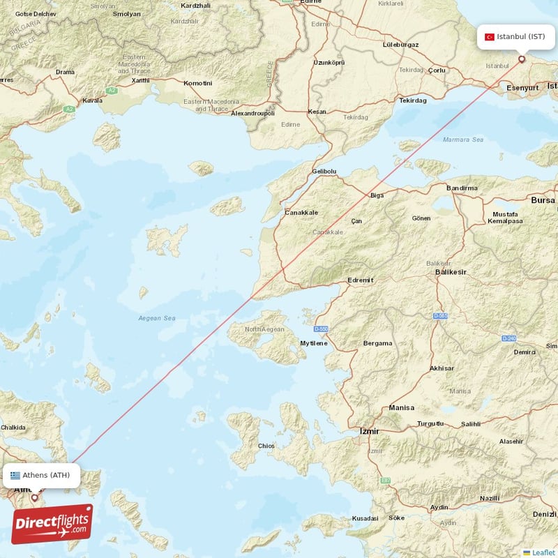 Direct flights from Jeddah to Athens, JED to ATH non-stop ...