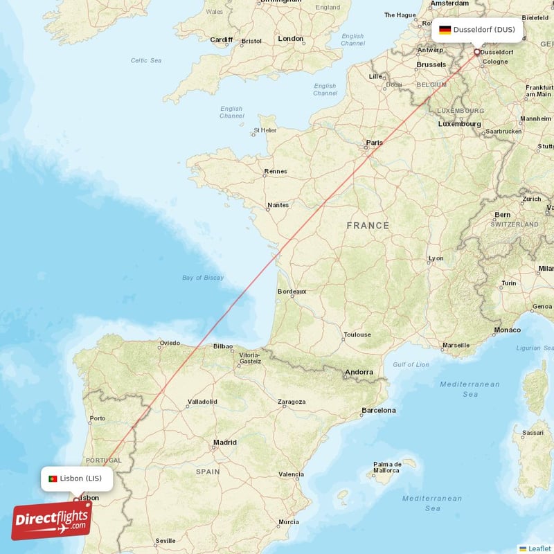Direct flights from Lisbon to Dusseldorf, LIS to DUS non-stop ...
