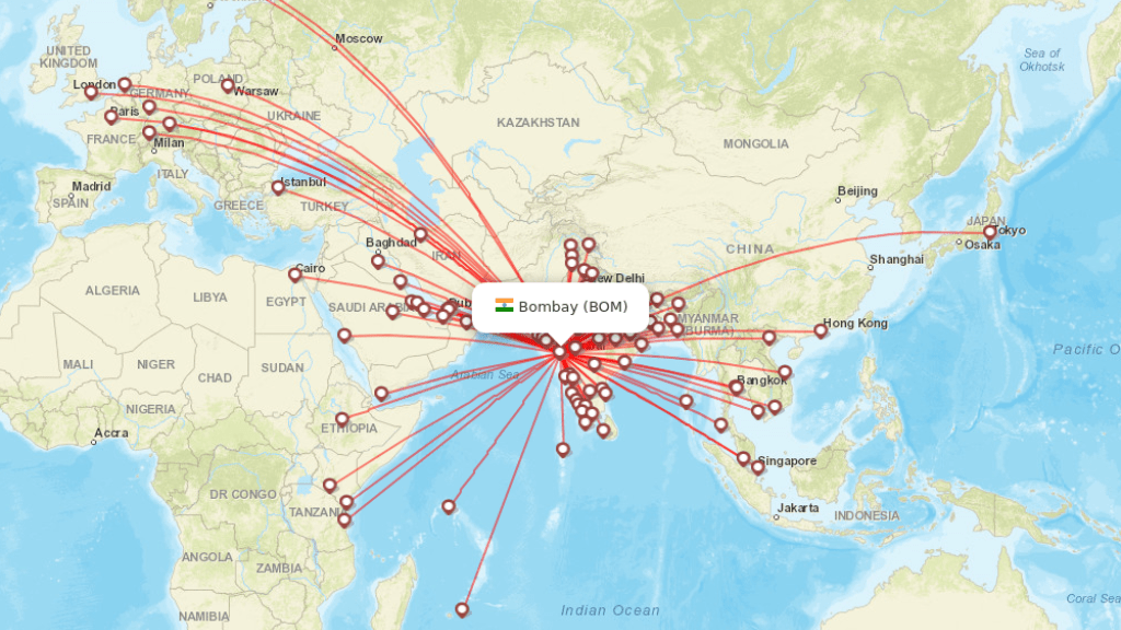Looking for a direct flight to Mumbai? - Directflights.com
