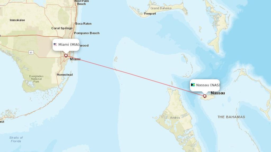Find direct flights to the largest airports in the Bahamas ...
