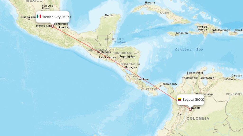 Direct flights to the largest airports in Colombia - Directflights.com